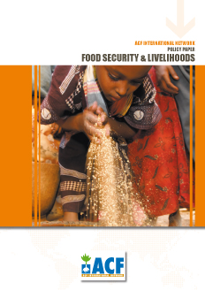 POLICY PAPER: FOOD SECURITY & LIVELIHOODS | Action Against Hunger